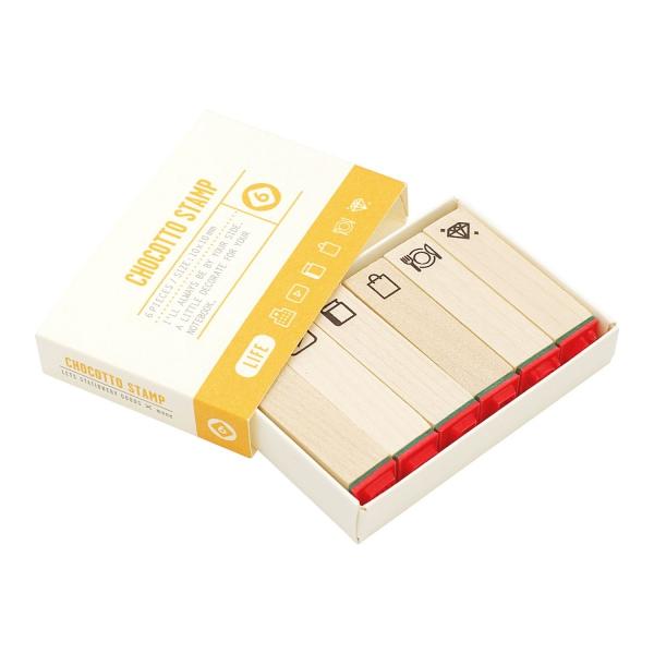 CHOCOTTO STAMP - ちょこっとスタンプ 暮らし/LIFE : p151417 : 文具・文房具のKDM ヤフー店 - 通販 - Yahoo!ショッピング