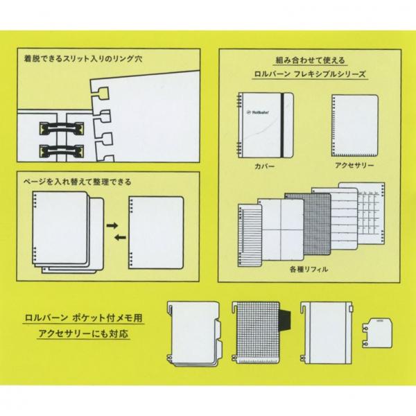 ロルバーン フレキシブル リフィル 方眼 M クリーム 501039 200 : 文具・文房具のKDM ヤフー店 - 通販 - Yahoo ...