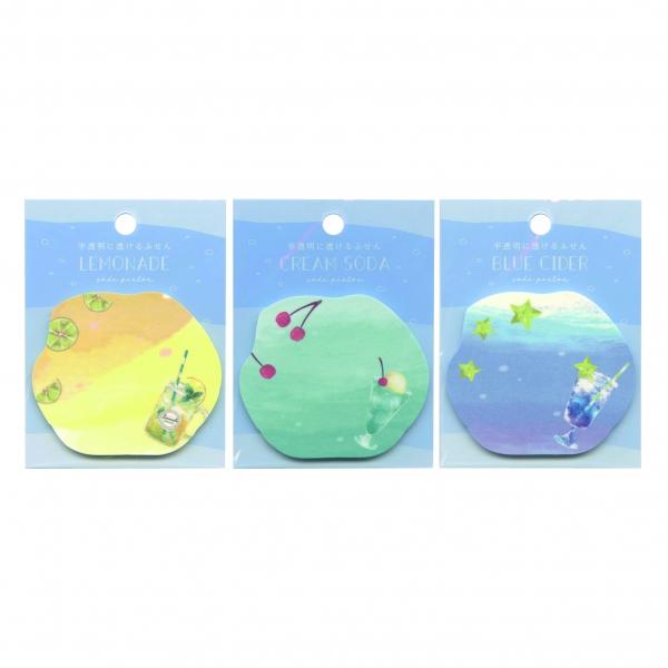 パーラー シアーふせん 30枚 レモネード かわいい スイーツ柄 ドリンク柄 B23-PLFS-LM : 文具・文房具のKDM ヤフー店 - 通販 - Yahoo!ショッピング