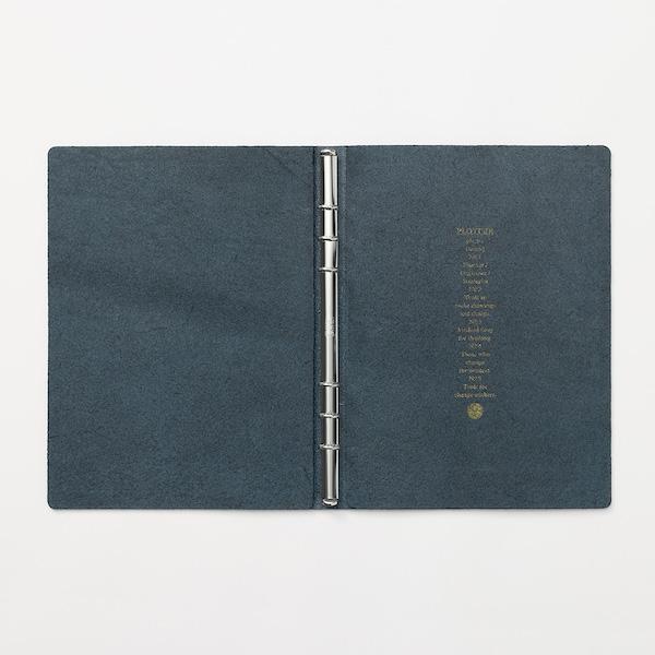 PLOTTER/プロッター A5サイズ ホースヘアーII レザーバインダー 11mm ネイビー 77717788 : p156257 : 文具・文房具のKDM ヤフー店 - 通販 ...