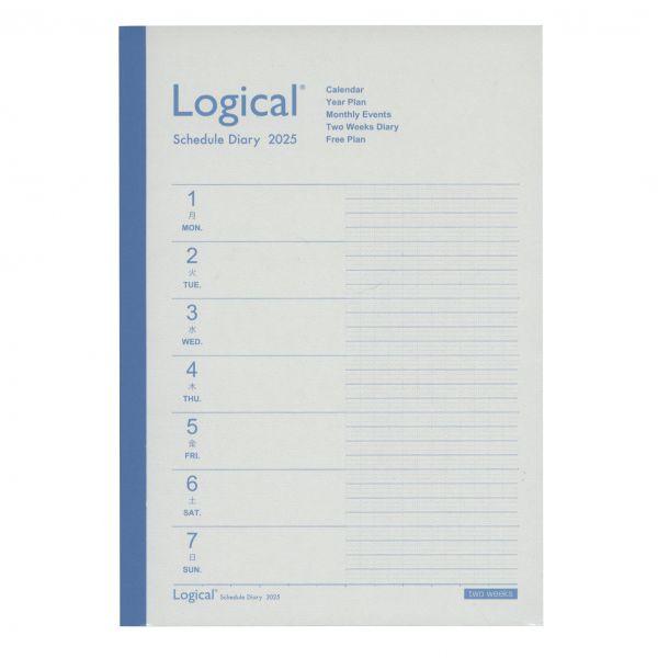 2025年 1月始まり A5 見開き2週間 ロジカルダイアリー タイプA ホワイト NS-A504-25AW : p163070 : 文具・文房具のKDM ヤフー店 - 通販 - Yahoo ...