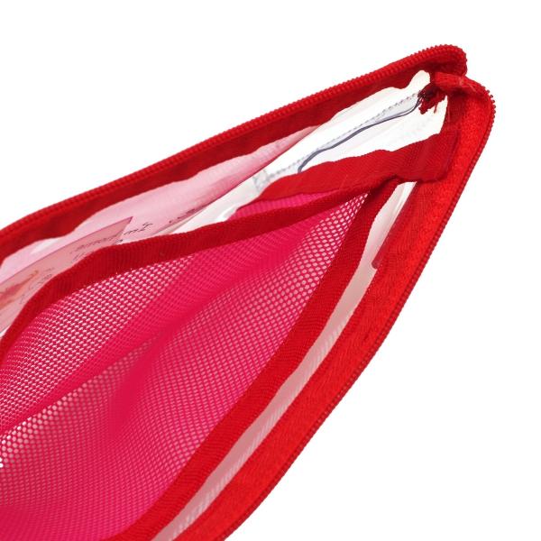 ココちゃん メッシュポケット ペンケース レッド RYZ-1082 : 文具・文房具のKDM ヤフー店 - 通販 - Yahoo!ショッピング