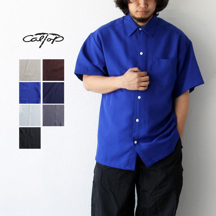Cal Top シャツ メンズ 半袖 CalTop キャルトップ STANDARD S/S SHIRTS スタンダードシャツ 全7色 ポケット ...
