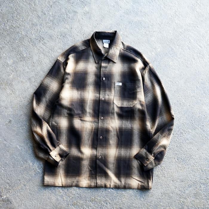 シャツ メンズ CalTop キャルトップ OMBRE CHECK L/S SHIRTS オンブレチェックシャツ 全15色 S/M/L 長袖シャツ ストリート : caltop-art ...