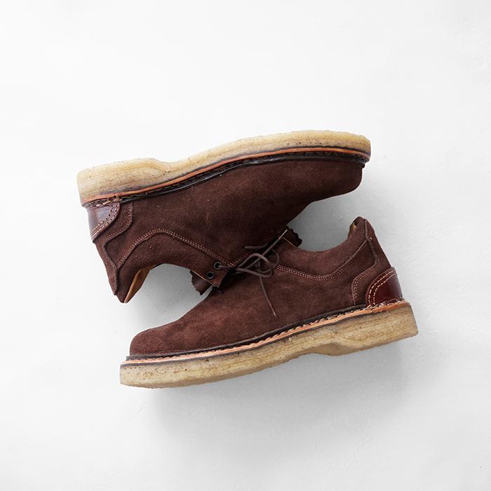EL RESERO エルレセロ MOUNTAIN BOOTS -BROWN SUEDE/CRAPE SOLE マウンテンブーツ ブーツ ...