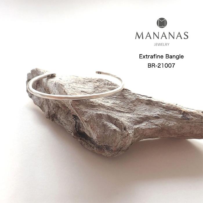 MANANAS マナナス Extrafine Bangle エクストラファインバングル バングル シルバーアクセサリー ジュエリー アクセサリー シンプル : CONNECT S - 通販 ...