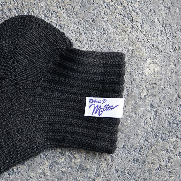 Robert P. Miller ミラー 3P Short length socks ショートソックス 3Pソックス ソックス 靴下 リブ ...