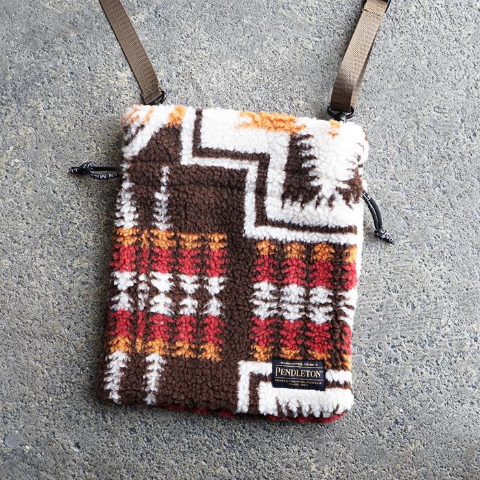 PENDLETON ペンデルトン BOA DRAWBAG -BROWN ボアドローバッグ ドローバッグ 巾着ポーチ ショルダーポーチ ショルダー : CONNECT S - 通販 ...