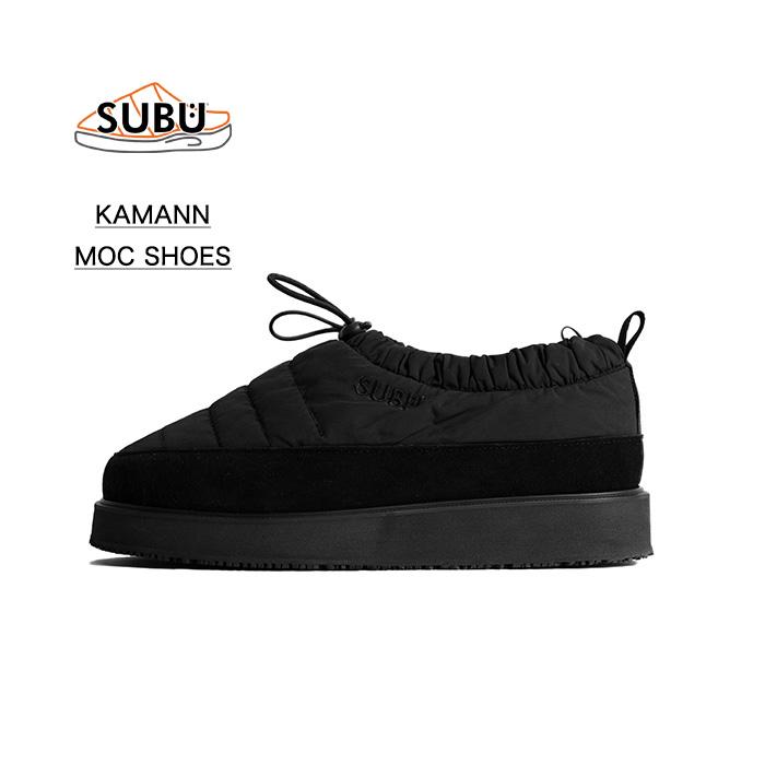 SUBU 冬用 サンダル"SUBU スブ MOC SHOES 全1色" モックシューズ ブラック スリッポン レディース メンズ 外履き 暖かい 外用 スリッパ : CONNECT S ...