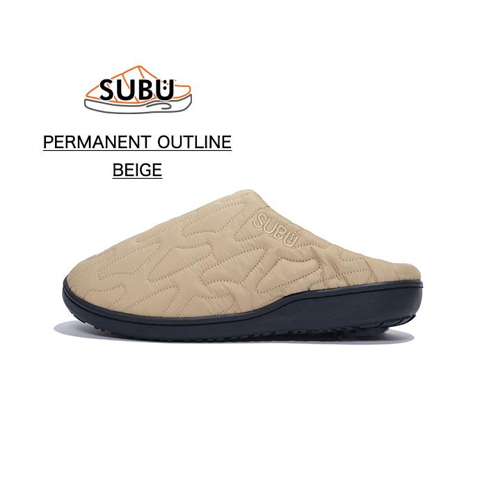 SUBU 10%OFF 冬用 サンダル"SUBU スブ PERMANENT OUTLINE -BEIGE 全1色"ベージュ レディース メンズ 外履き 暖かい 冬用サンダル 冬サンダル ...