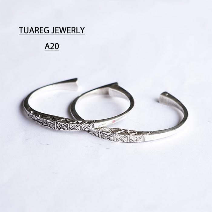TUAREG JEWELRY トゥアレグジュエリー A20 バングル シルバージュエリー ブレスレット ジュエリー シルバー925 シルバー レディース メンズ シンプル : CONNECT ...