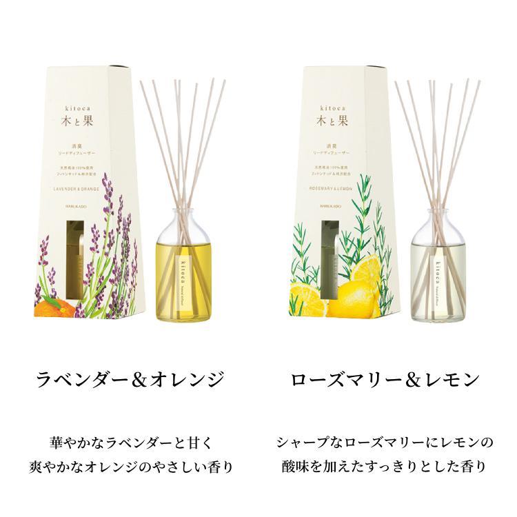 木と果 リードディフューザー kitoca HARUKADO 晴香堂 90mL 天然精油 100％配合 ルームフレグランス 消臭 芳香剤 ディフューザー アロマ 爆買 : ケゴマル - 通販 ...