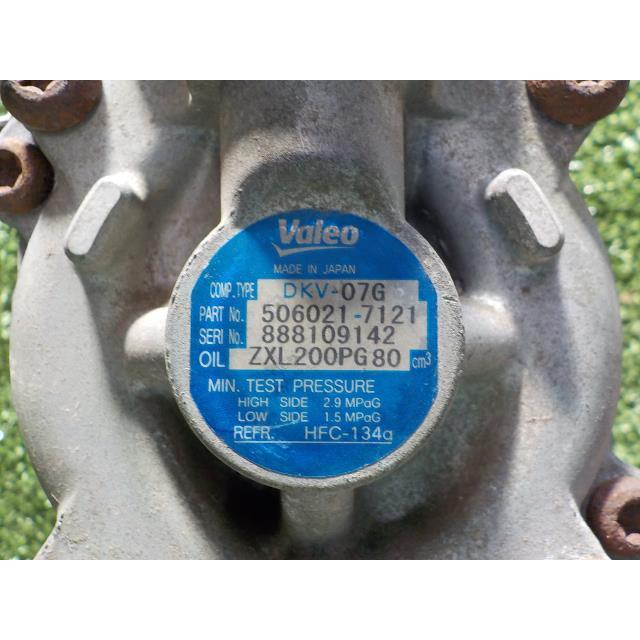 サンバー TV2 A/Cコンプレッサー ヴァレオ DKV-07G 13.5万km : 啓愛社栃木リサイクル工場 - 通販 - Yahoo!ショッピング