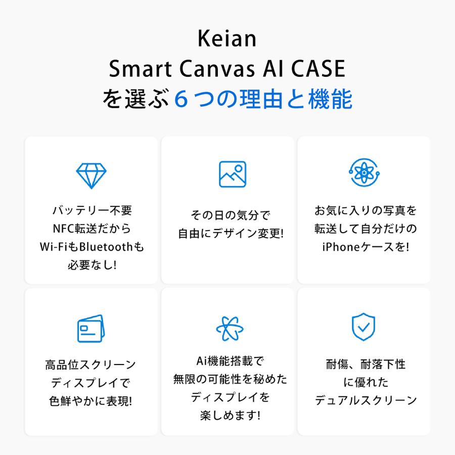 iPhone16用 Smart Canvas AI CASE/スマートキャンバスAIケース AIKCASE-16-BK ...