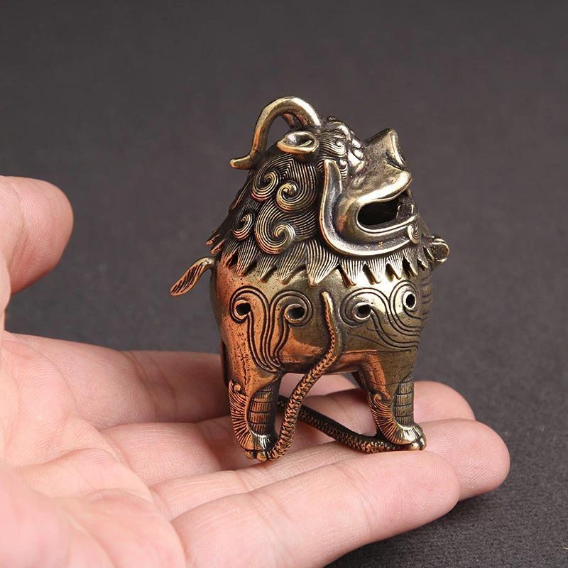 中国 霊獣 獅子 お香立て真鍮 香炉 シーサー 風水 : 敬一商店 中国 霊獣 獅子 お香立て真鍮 香炉 シーサー 風水 : 敬一商店