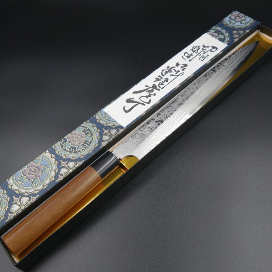 仙助 包丁 刺身包丁 柳刃包丁 ダマスカス 安来鋼青紙2号 270mm 仙助 包丁 刺身包丁 柳刃包丁 ダマスカス 安来鋼青紙2号 270mm