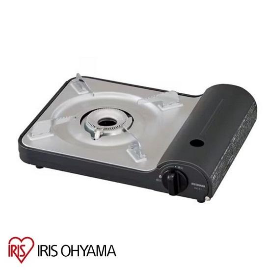 IRIS OHYAMA アイリスオーヤマ IGC-E1-H カセットコンロスリム チャコール 卓上コンロ アウトドア キャンプ 防災 災害対策 薄型 おしゃれ くすみカラー IGCE1H【送料 ...