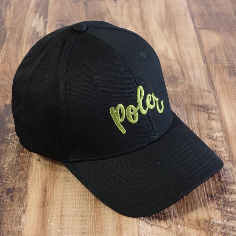POLeR（ポーラー） SCRIPT DAD HAT キャップ ブラック : kei-style - 通販 - Yahoo!ショッピング