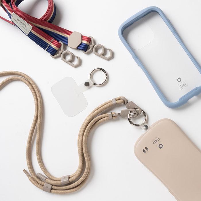 iFace スマホショルダーストラップ iPhone android ストラップ ホルダー 携帯ストラップホルダー 携帯ストラップ スマホストラップ クリア 韓国 : Hamee(ハミィ ...