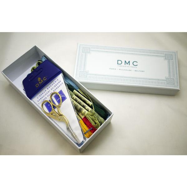 DMC Vintage box set V ビンテージボックスセット U1997【KN】 刺しゅう糸 コウノトリモチーフ刺しゅうばさみ ...