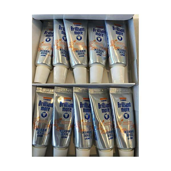 LION ライオン DENT. ブリリアントモア アプリコットミント 20g 10本入 医薬部外品 : KELLYSヤフーショッピング店 - 通販 - Yahoo!ショッピング