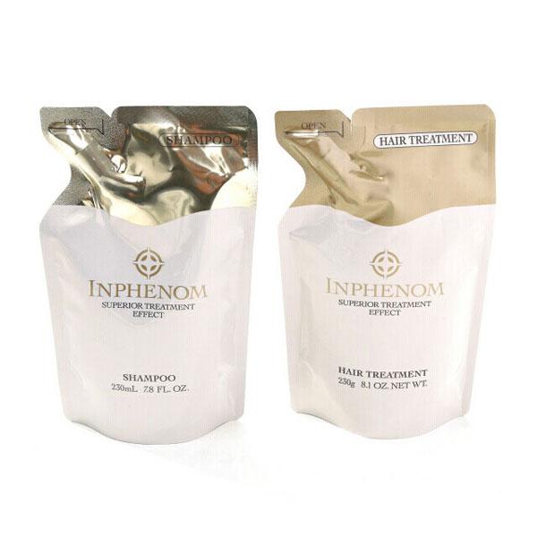 MILBON ミルボン インフェノム シャンプー 230ml ＆ ヘアトリートメント230g R 詰替え : KELLYSヤフーショッピング店 - 通販 - Yahoo!ショッピング