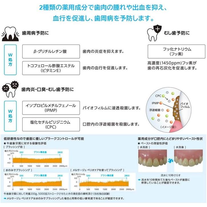 松風 メルサージュ ペリオケア 80g 1450ppm 歯科専売・医薬部外品 : KELLYSヤフーショッピング店 - 通販 - Yahoo!ショッピング