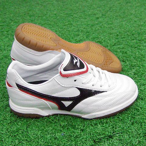 MIZUNO クエーサーカップ 5 Jr IN スーパーホワイトパール×ブラック 【MIZUNO|ミズノ】ジュニアフットサルシューズ12kt ...