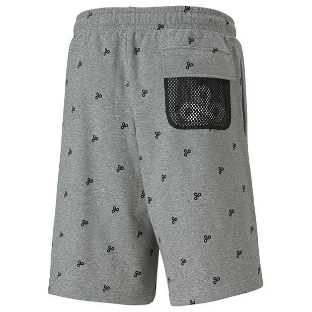 PUMA Cloud9 ZONED IN ショート ミディアムグレーヘザー 【PUMA|プーマ】eスポーツチームウェアー531793-01 ...