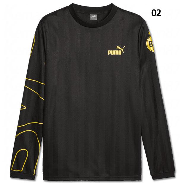 PUMA ドルトムント FTBLSTATEMENT 長袖Tシャツ 【PUMA|プーマ】クラブチームウェアー774360 : Kemari87 Y!ショッピング店 - 通販 - Yahoo!ショッピング