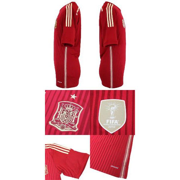 スペイン代表 2014 ホーム 半袖レプリカユニフォーム 7.ダビド・ビジャ 【adidas|アディダス】ナショナルチームレプリカウェアー ...