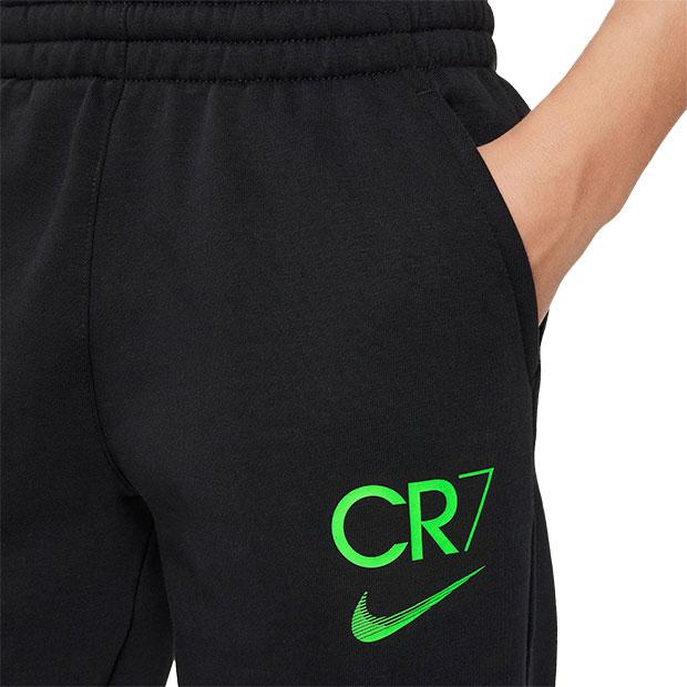 NIKE ジュニア YTH CR7 クラブ フリースジョガーパンツ ブラック×グリーンストライク 【NIKE|ナイキ】サッカーフットサル ...