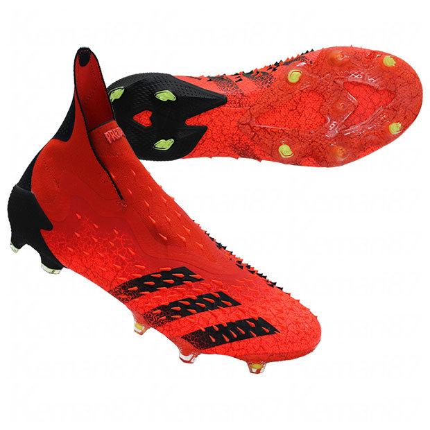 adidas プレデター フリーク+ FG レッド×コアブラック 【adidas|アディダス】サッカースパイクfy6238 ...