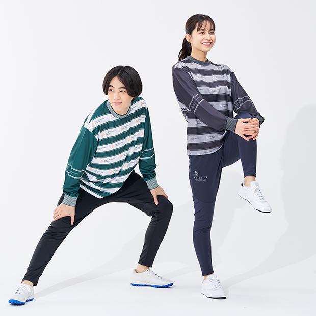 Spazio オーバーサイズボーダー長袖プラクティスシャツ 【Spazio|スパッツィオ】サッカーフットサルウェアーge-1005 : Kemari87 Y!ショッピング店 - 通販 ...