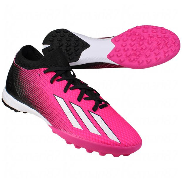 adidas（アディダス） エックス スピードポータル.3 TF チームショックピンク×ゼロメタリック 【adidas|アディダス】サッカー ...