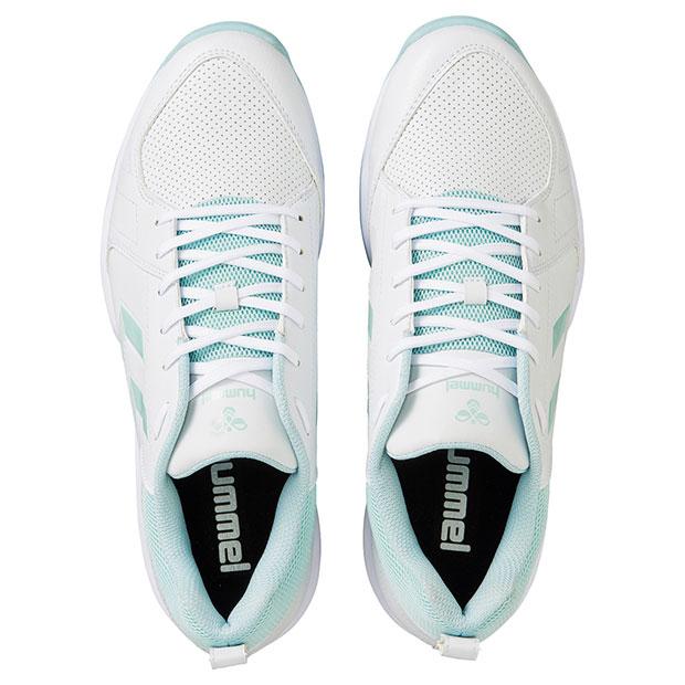 hummel（ヒュンメル） グランドシューター 6 ホワイト×ミントグリーン