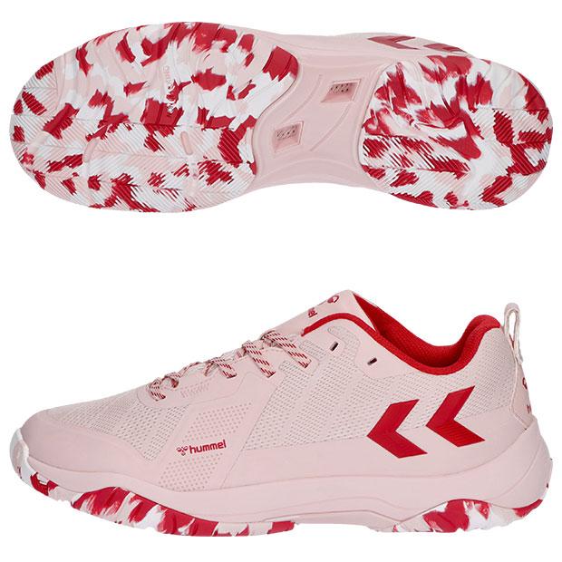 コメットパワー 3.0　ピンク×レッド　【hummel|ヒュンメル】ハンドボールシューズhas8043-2520 hummel（ヒュンメル） コメットパワー 3.0 ピンク×レッド 【hummel
