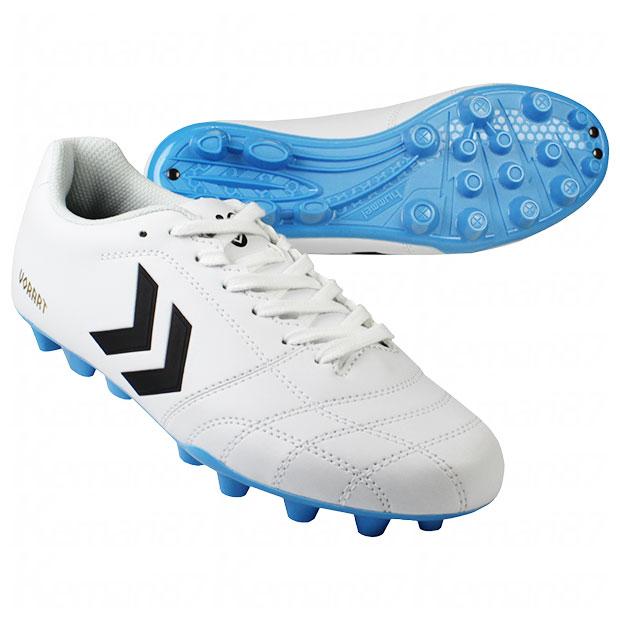 ヒュンメル(hummel) フットボールシューズ HJS1118 (1075) ホワイト/サックス 24cm hummel（ヒュンメル） ジュニア ヴォラート 3 Jr. ホワイト×サックス