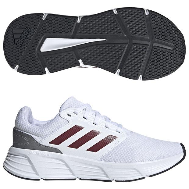 ギャラクシー 6 M フットウェアホワイト×シャドーレッド 【adidas|アディダス】ランニングシューズie8136 : ie8136 ...