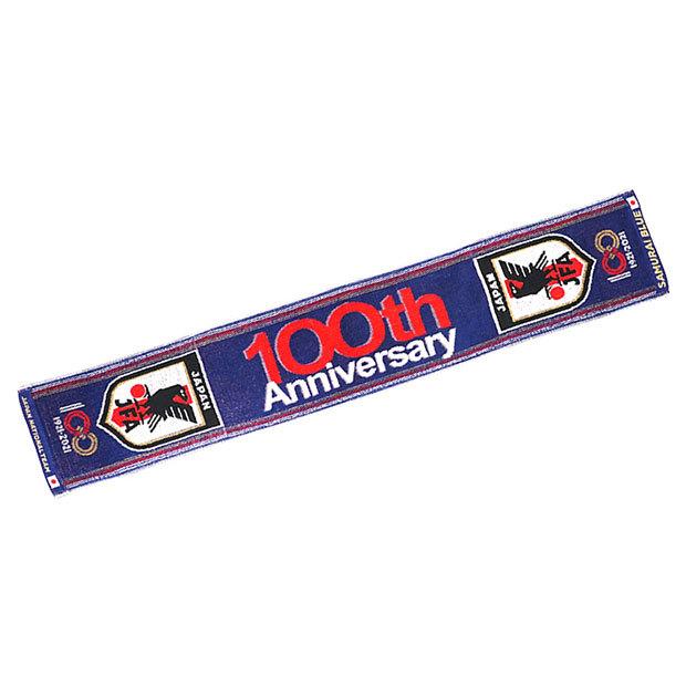 日本代表 JFA100周年記念タオルマフラー ブルー サッカー日本代表アクセサリーo4-797 : Kemari87 Y!ショッピング店 - 通販 - Yahoo!ショッピング