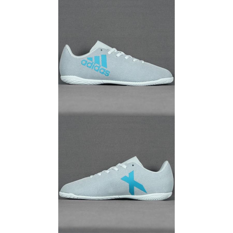 adidas ジュニア エックス 17.4 IN J ランニングホワイト×エナジーブルーS17 【adidas|アディダス】ジュニア ...