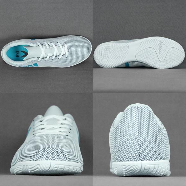 adidas ジュニア エックス 17.4 IN J ランニングホワイト×エナジーブルーS17 【adidas|アディダス】ジュニア ...