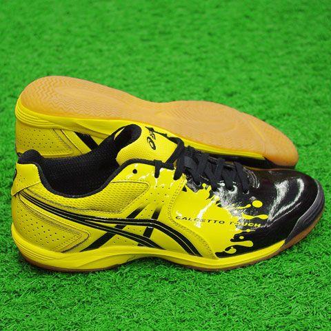 ASICS カルチェット タッチ2 イエロー×ブラック 【asics|アシックス】フットサルシューズtst320-0490 ...