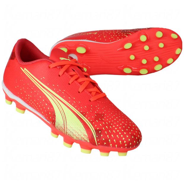 ジュニア ウルトラ プレイ HG/AG +MID JR フェアリーコーラル×フィジーライト 【PUMA|プーマ】ジュニアサッカースパイク ...