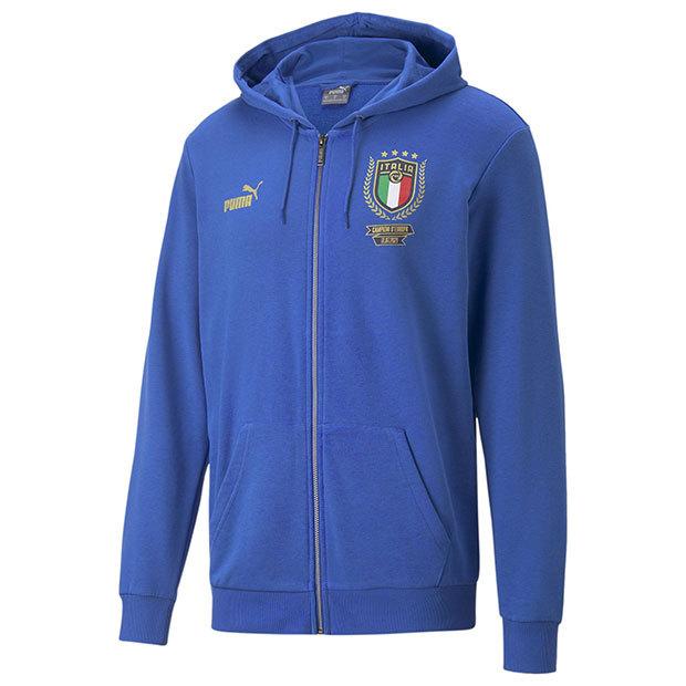 PUMA（プーマ） イタリア代表 FIGC WINNER フルジップフーディ チームパワーブルー 【PUMA|プーマ】ナショナルチームウェアー ...