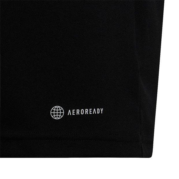 ジュニア TIRO ESSENTIALS 半袖トレーニングジャージー ブラック 【adidas|アディダス】サッカーフットサルジュニアウェアー ...