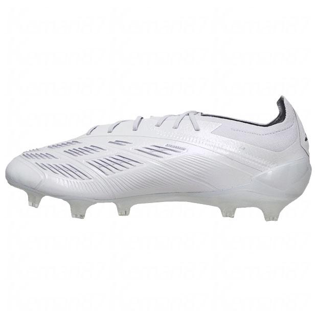 プレデター ELITE L FG フットウェアホワイト×シルバーメタリック 【adidas|アディダス】サッカースパイクie1803 ...