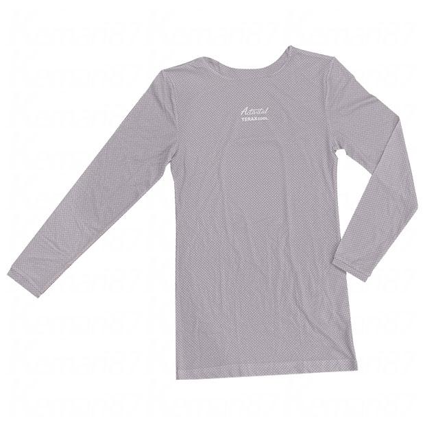 TERAX COOL 熱放射冷感クルーネック長袖インナーシャツ 【Activital|アクティバイタル】サッカーフットサルウェアーteraxcool- : Kemarifast Y ...