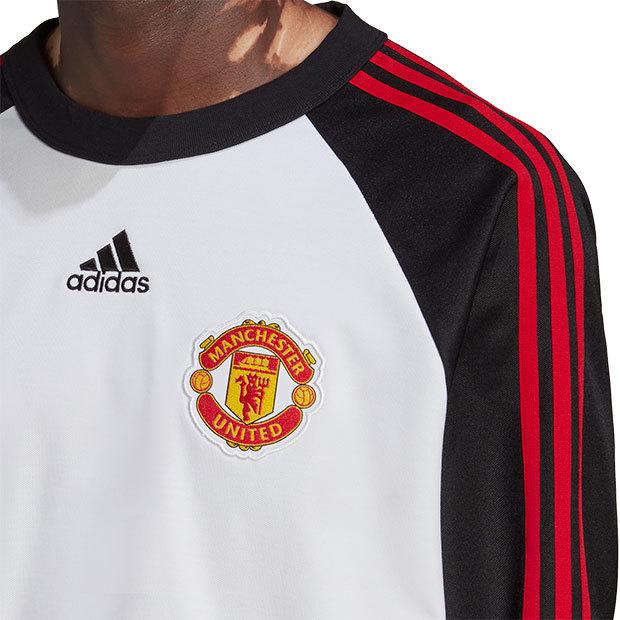 マンチェスターユナイテッド TEAMGEIST クルースウェット ブラック 【adidas|アディダス】クラブチームウェアーv9046 ...