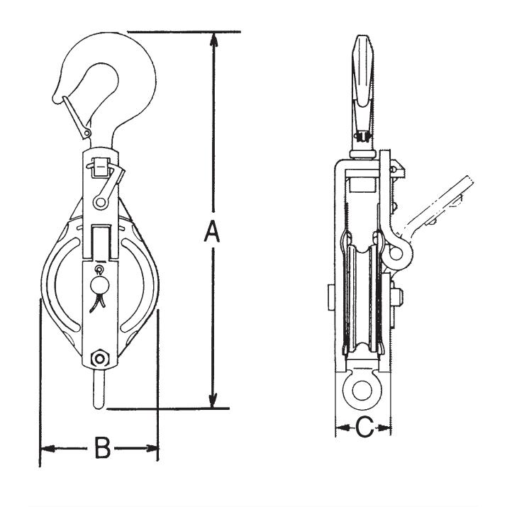 HHH 100×1SS ステンレス一車スナッチ フック型 100mm : 100-1ss : 建築土木資材ドットコム - 通販 - Yahoo!ショッピング
